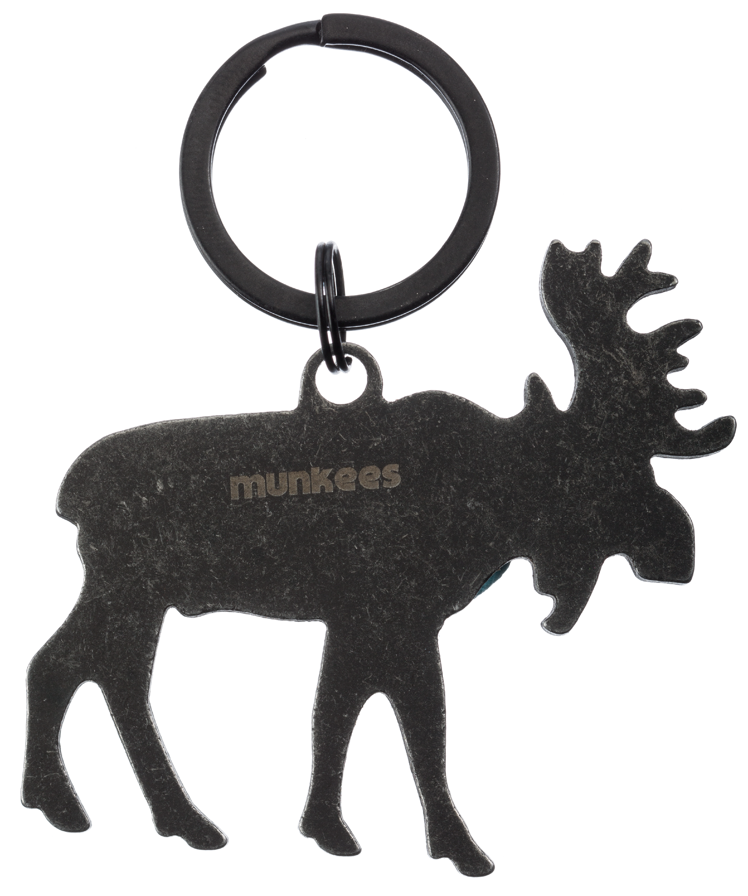 Munkees Stainless Steel Moose Bottle Opener Key Ring | Bass Pro Shops